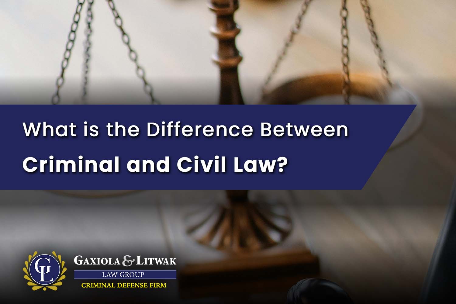 What is the Difference Between Criminal and Civil Law?